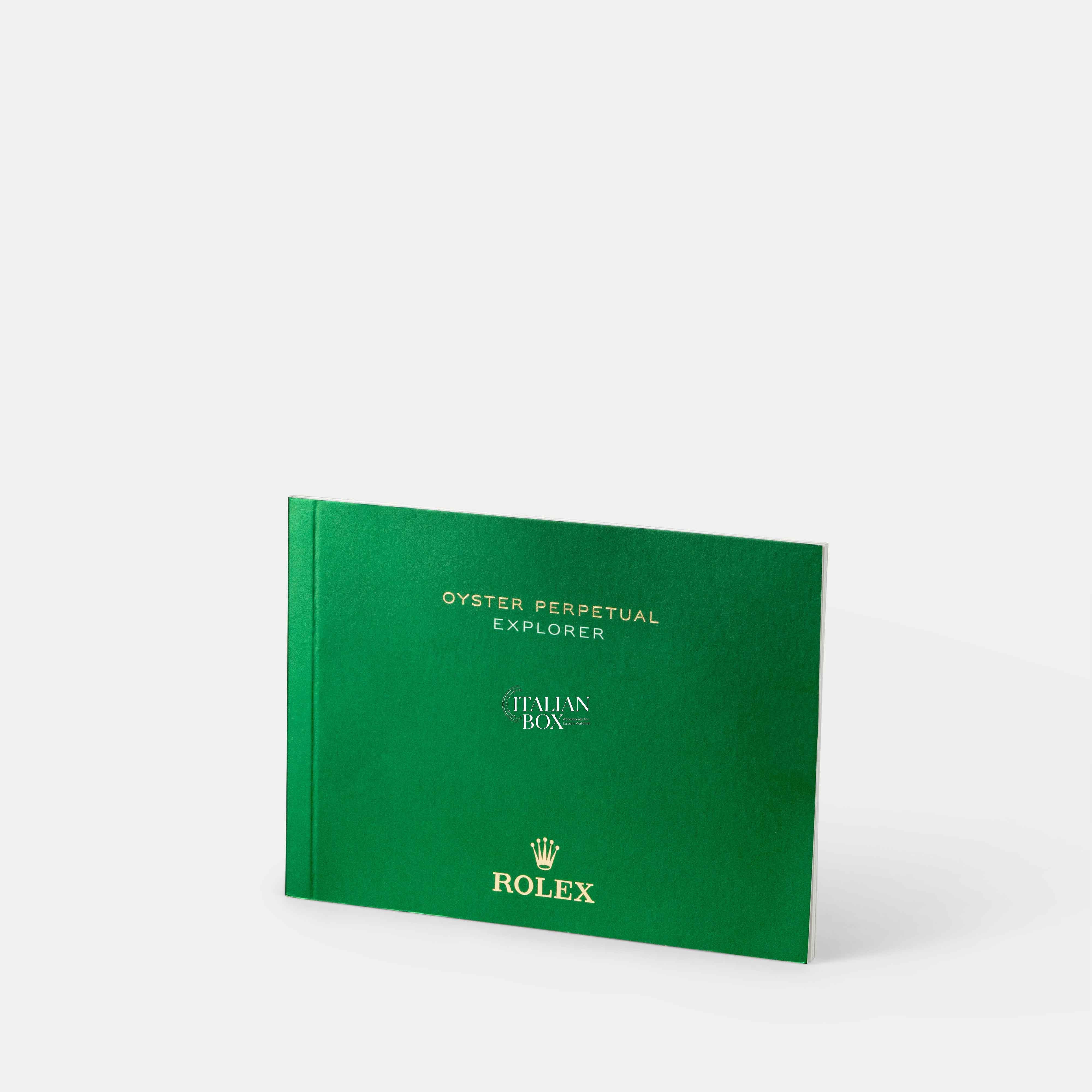 Rolex Explorer Booklet (2015-present) – Italian Box Trading