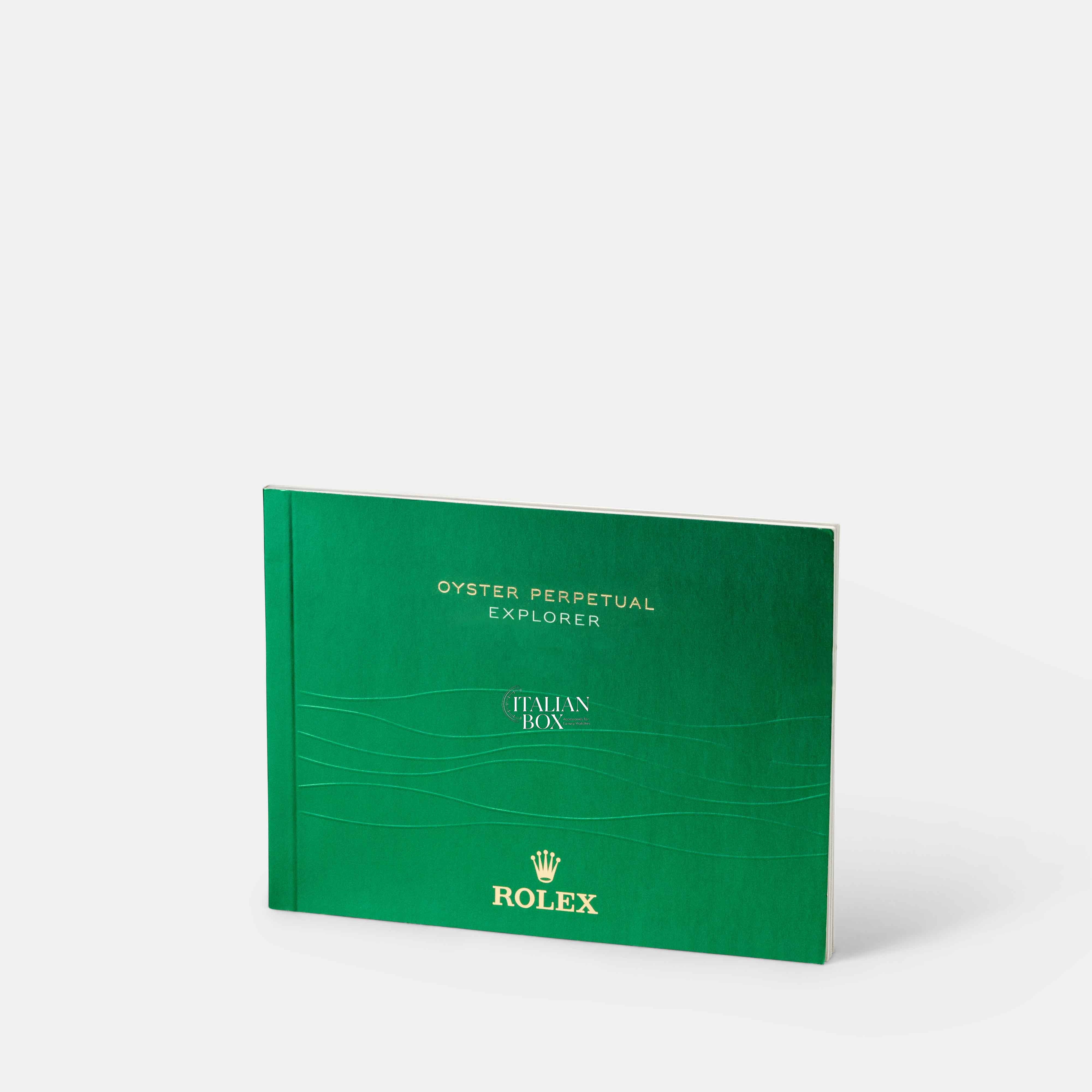 Rolex Explorer Booklet (2012-2014) – Italian Box Trading